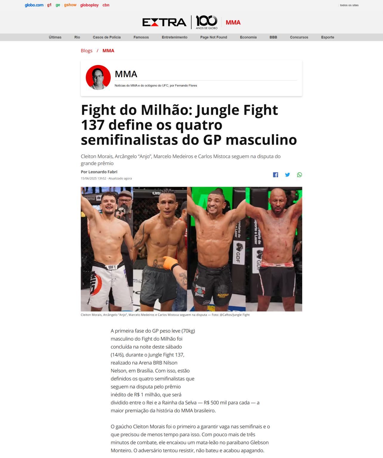 Jungle Fight 137 – Extra - Jungle Fight
