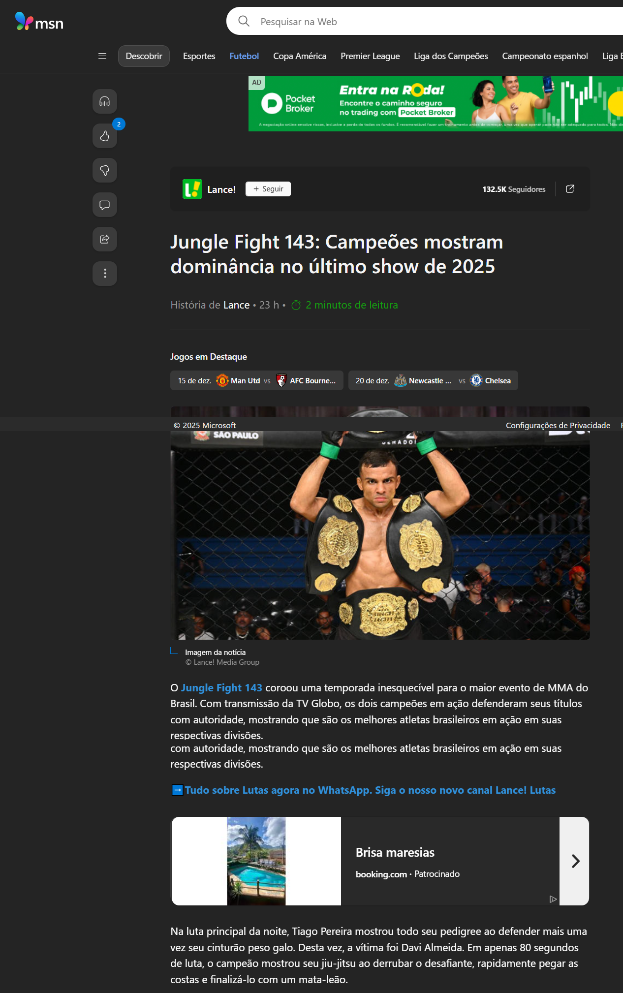 Jungle Fight 143 - MSN - Jungle Fight