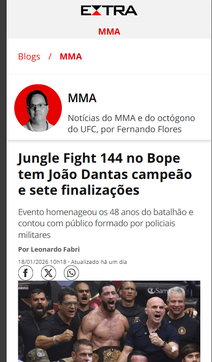 Jungle Fight 144 - Extra - Jungle Fight