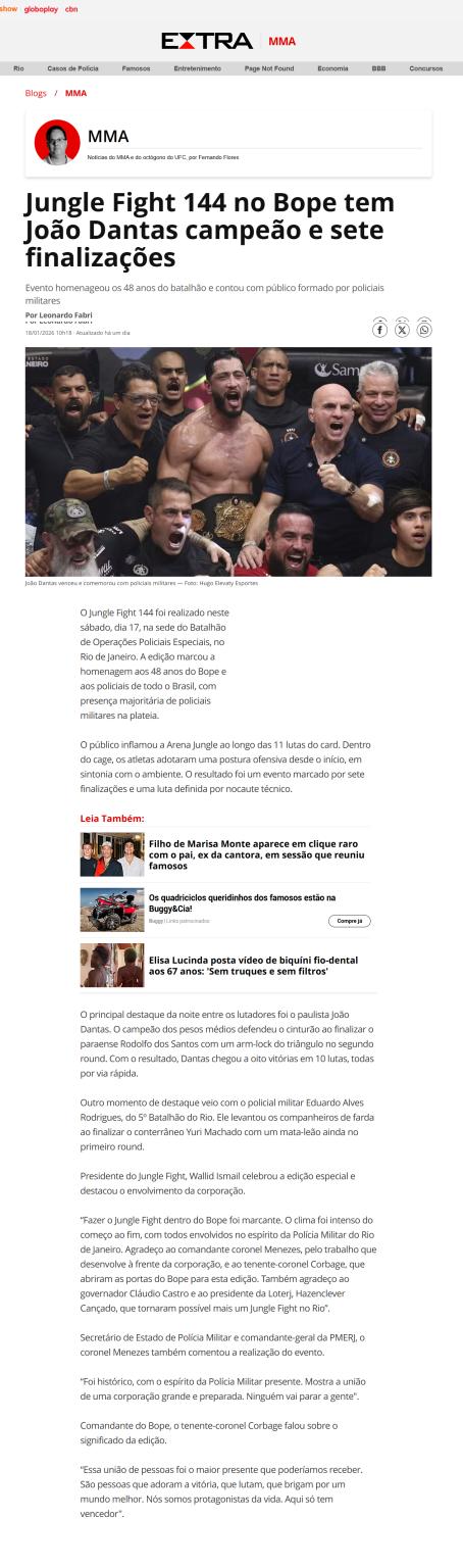 Jungle Fight 144 - Extra - Jungle Fight